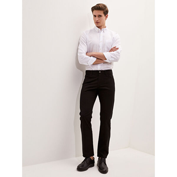 LCW CLASSIC Standart Kalıp Gabardin Erkek Chino Pantolon LCW CLASSIC Standart Kalıp Gabardin Erkek Chino Pantolon