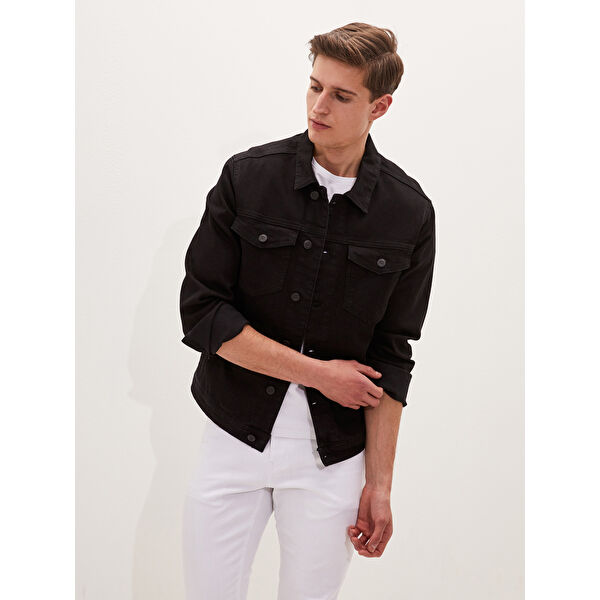 LCW VISION Slim Fit Erkek Jean Ceket