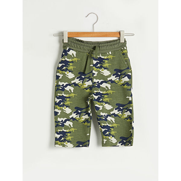 Beli Lastikli Kamuflaj Desenli Erkek Çocuk Roller