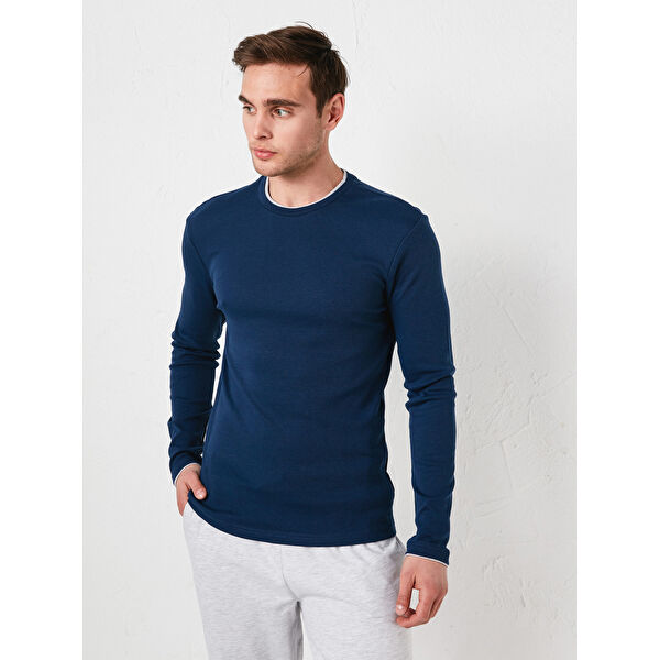 LCW DREAM Bisiklet Yaka Uzun Kollu Erkek Fanila