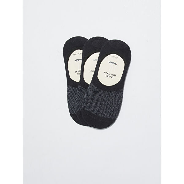 Düz Erkek Bambu Babet Çorap 3'lü