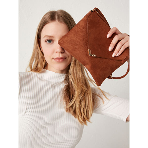 Kadın Süet Omuz Çantası Kadın Süet Omuz Çantası