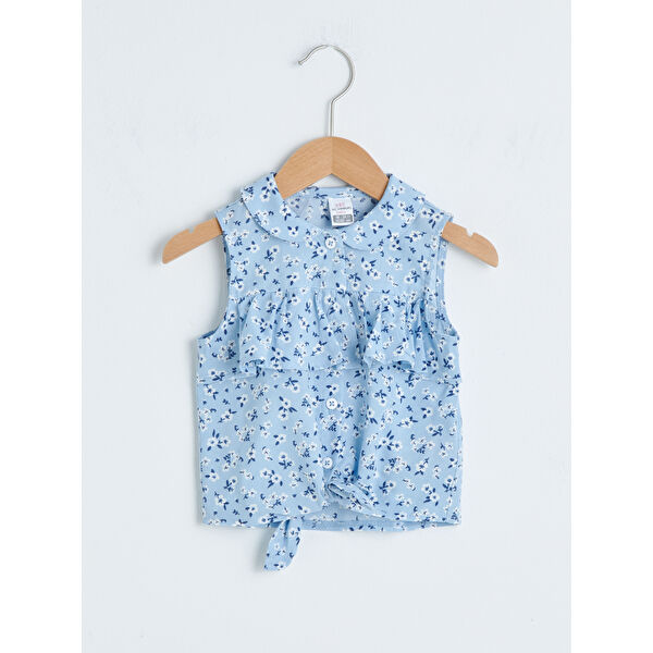 Kız Bebek Poplin Gömlek Kız Bebek Poplin Gömlek