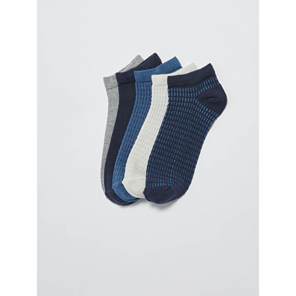 Desenli Erkek Patik Çorap 5'li