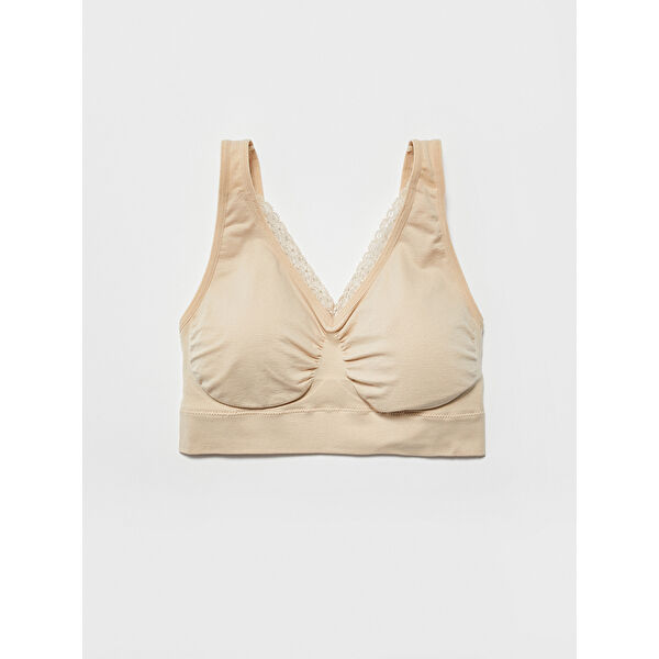 LCW DREAM Balensiz Dantel Detaylı Kadın Dikişsiz Korse Sütyen