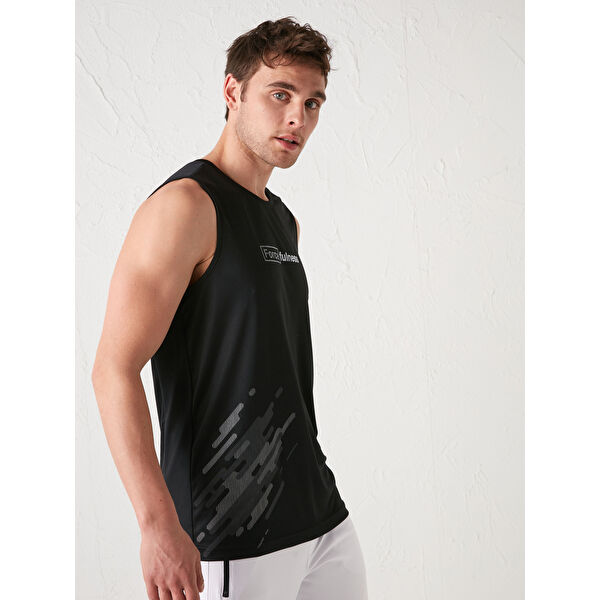 LCW SPORTS Bisiklet Yaka Baskılı Aktif Spor Atlet