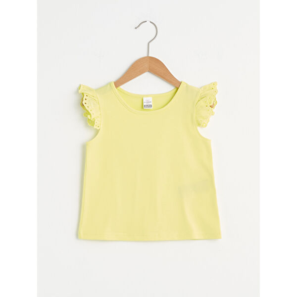 Bisiklet Yaka Kolsuz Basic Pamuklu Kız Bebek Atlet Bisiklet Yaka Kolsuz Basic Pamuklu Kız Bebek Atlet