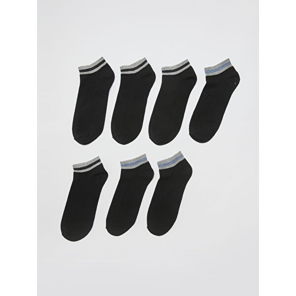 Çizgili Erkek Patik Çorap 7'li