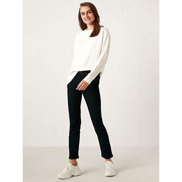LCW BASIC Yüksek Bel Skinny Fit Kadın Jean Pantolon