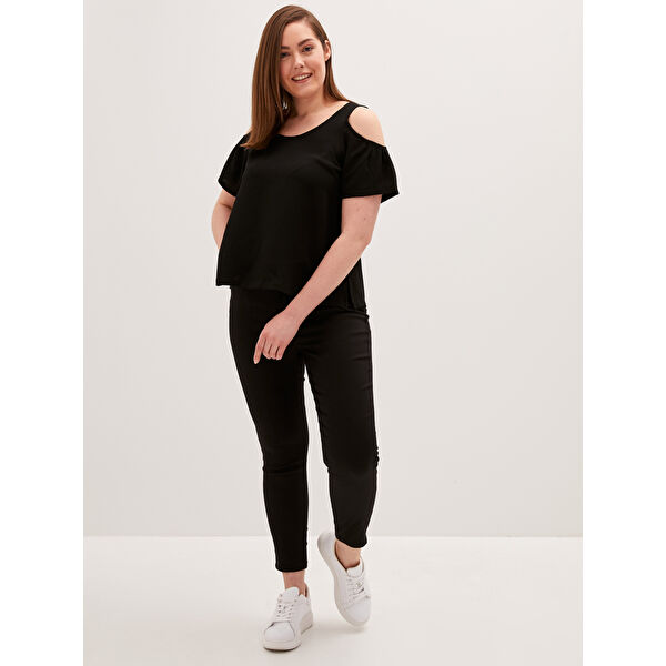 LCW BASIC Yüksek Bel Skinny Fit Kadın Jean Pantolon