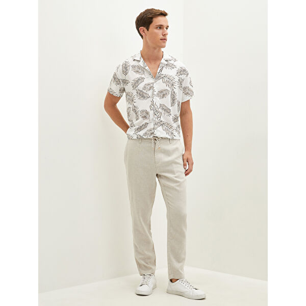 LCW VISION Slim Fit Keten Erkek Pantolon LCW VISION Slim Fit Keten Erkek Pantolon