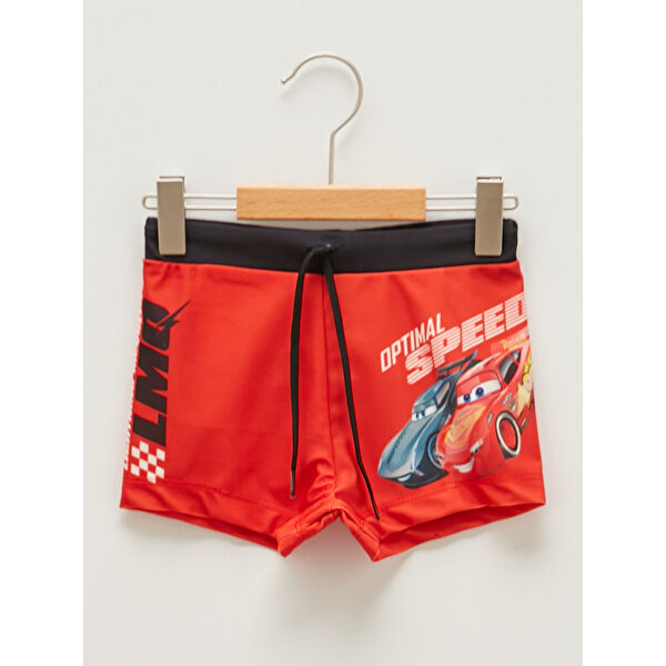 Arabalar Baskılı Hızlı Kuruyan Erkek Çocuk Boxer Mayo