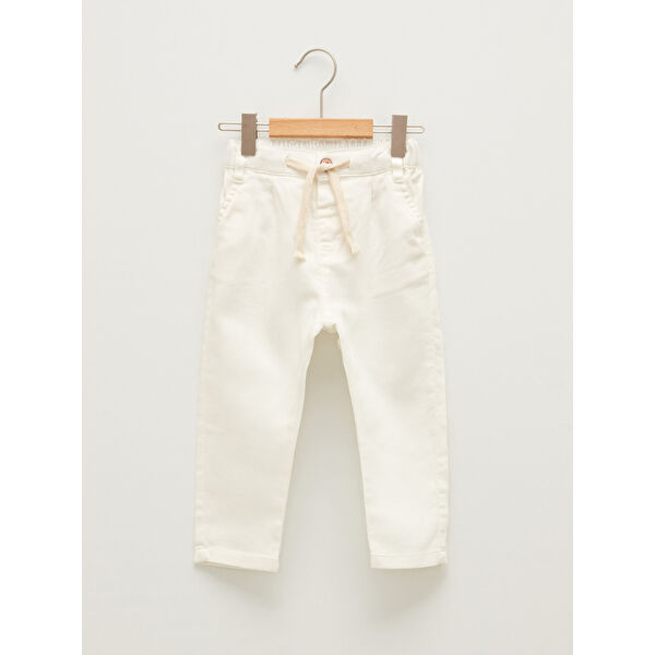 Beli Lastikli Basic Gabardin Erkek Bebek Pantolon Beli Lastikli Basic Gabardin Erkek Bebek Pantolon
