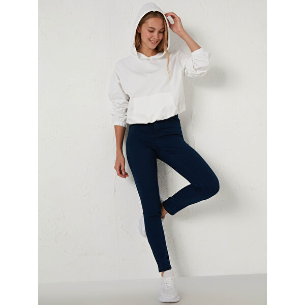 Yüksek Bel Super Skinny Jean Pantolon