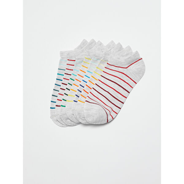 Çizgili Erkek Çocuk Patik Çorap 7'li