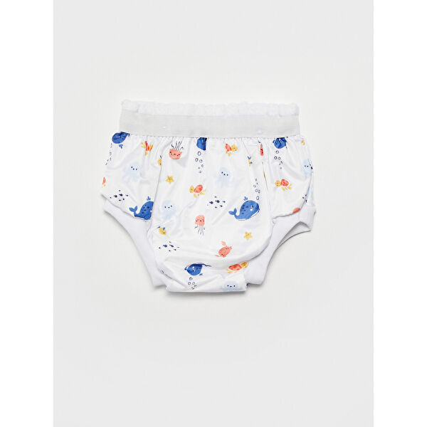 Beli Lastikli Baskılı Erkek Bebek Alıştırma Külodu Beli Lastikli Baskılı Erkek Bebek Alıştırma Külodu