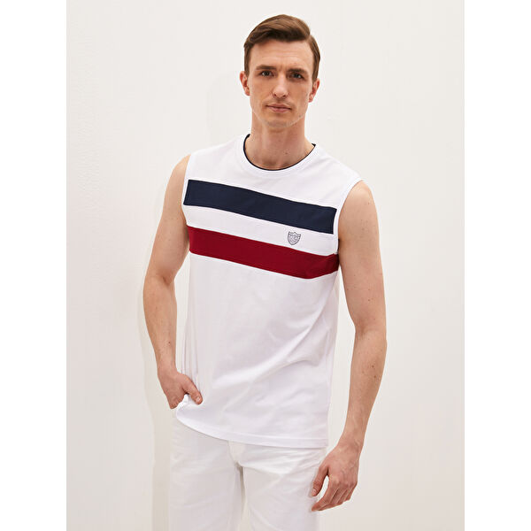 LCW CLASSIC Bisiklet Yaka Renk Bloklu Pamuklu Erkek Atlet LCW CLASSIC Bisiklet Yaka Renk Bloklu Pamuklu Erkek Atlet