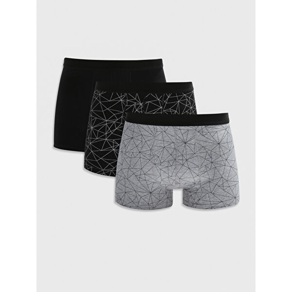 LCW DREAM Standart Kalıp Esnek Kumaş Erkek Boxer 3'lü