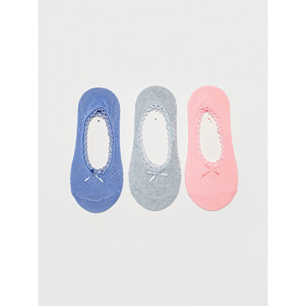 LCW DREAM Desenli Pamuklu Babet Çorap 3'lü