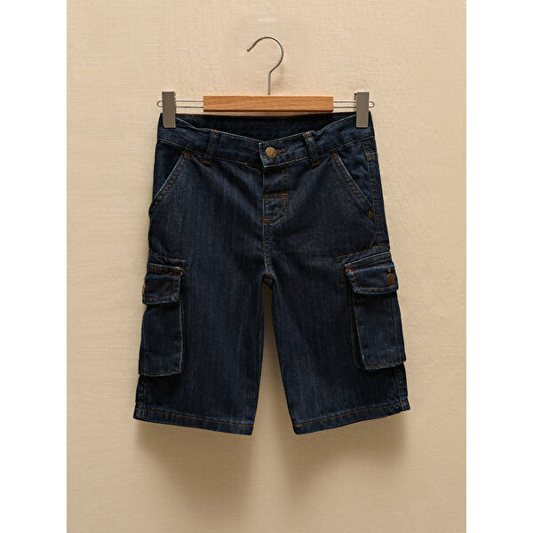 Pamuklu Erkek Çocuk Jean Şort Pamuklu Erkek Çocuk Jean Şort