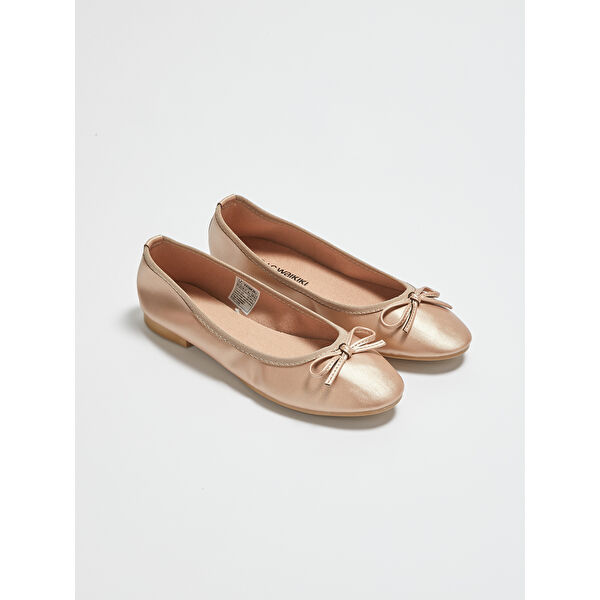 Kadın Fiyonk Detaylı Babet Ayakkabı