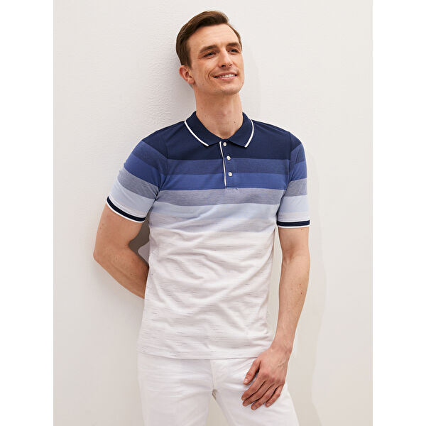 LCW CLASSIC Polo Yaka Kısa Kollu Çizgili Pamuklu Erkek Tişört LCW CLASSIC Polo Yaka Kısa Kollu Çizgili Pamuklu Erkek Tişört