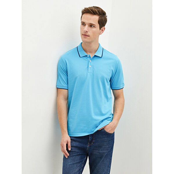 LCW BASIC Polo Yaka Kısa Kollu Pike Erkek Tişört