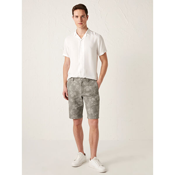 LCW VISION Slim Fit Desenli Erkek Şort LCW VISION Slim Fit Desenli Erkek Şort