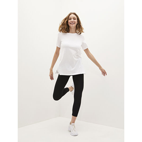 LCW CASUAL Beli Lastikli Pamuklu Kadın Fitilli Tayt LCW CASUAL Beli Lastikli Pamuklu Kadın Fitilli Tayt