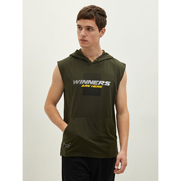 LCW SPORTS Kapüşonlu Baskılı Aktif Spor Erkek Atlet LCW SPORTS Kapüşonlu Baskılı Aktif Spor Erkek Atlet
