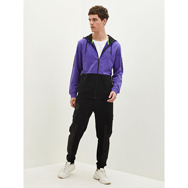 LCW SPORTS Kapüşonlu Fermuarlı Aktif Spor Erkek Sweatshirt LCW SPORTS Kapüşonlu Fermuarlı Aktif Spor Erkek Sweatshirt