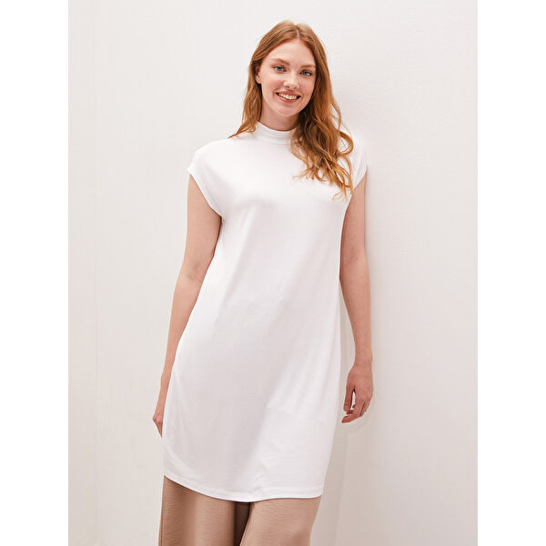 LCW BASIC Balıkçı Yaka Kısa Kollu Tunik