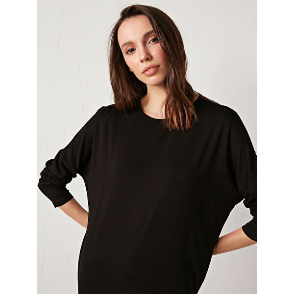 LCW BASIC Bisiklet Yaka Uzun Kollu Tunik