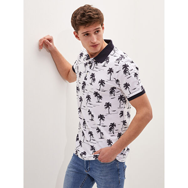 Polo Yaka Kısa Kollu Pike Erkek Tişört