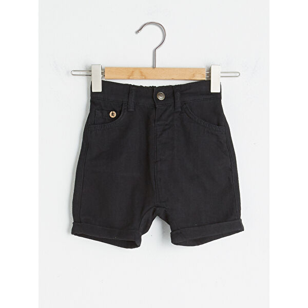 LCW GREEN Basic Pamuklu Erkek Bebek Jean Şort LCW GREEN Basic Pamuklu Erkek Bebek Jean Şort
