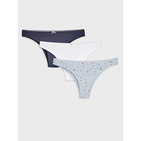 LCW DREAM Pamuklu Brazilian Külot 3'lü Paket