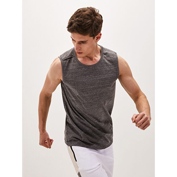 LCW SPORTS Bisiklet Yaka Kolsuz Aktif Spor Erkek Atlet