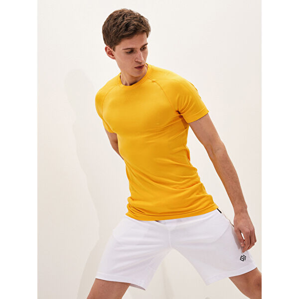 Bisiklet Yaka Kısa Kollu Aktif Spor Erkek Tişört Bisiklet Yaka Kısa Kollu Aktif Spor Erkek Tişört