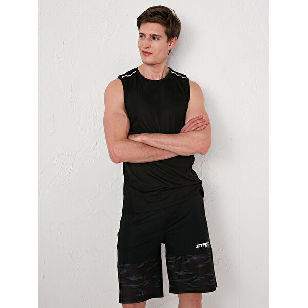 LCW SPORTS Bisiklet Yaka Kolsuz Aktif Spor Erkek Atlet LCW SPORTS Bisiklet Yaka Kolsuz Aktif Spor Erkek Atlet