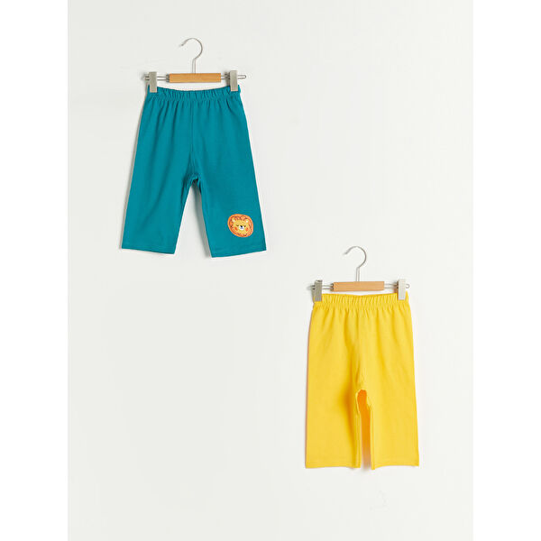 Beli Lastikli Pamuklu Erkek Bebek Pijama Alt 2'li