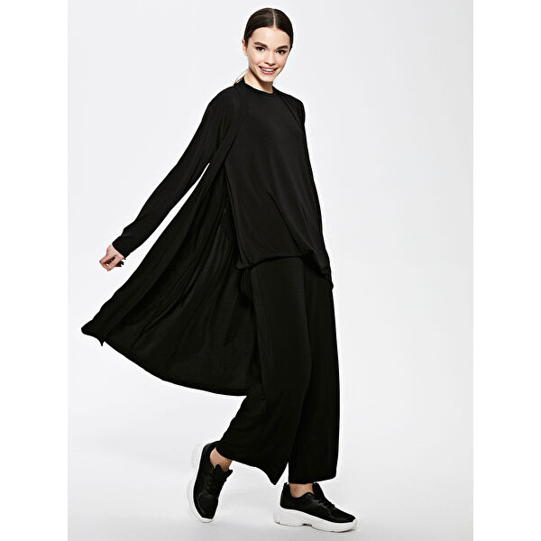 MODEST Beli Lastikli Krep Eşofman Alt