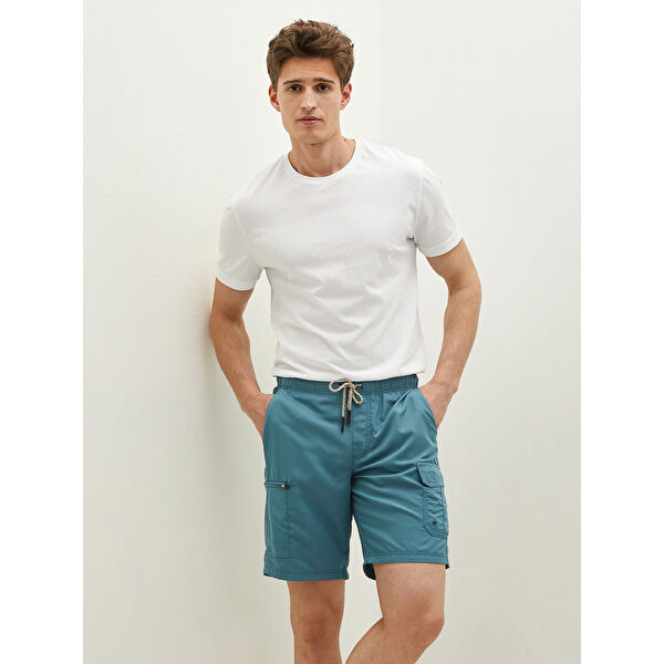 Uzun Boy Basic Erkek Deniz Şortu Uzun Boy Basic Erkek Deniz Şortu