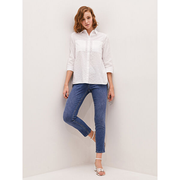 LCW BASIC Yüksek Bel Skinny Fit Kadın Jean Pantolon