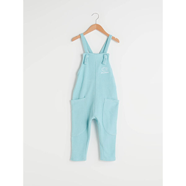 Baskılı Cep Detaylı Erkek Bebek Tulum Salopet