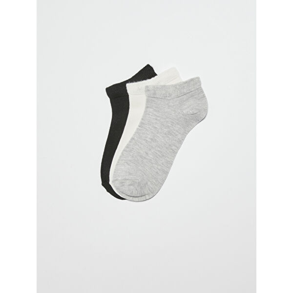 LCW DREAM Düz Kadın Patik Çorap 3'lü