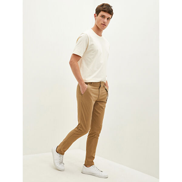 LCW CASUAL Skinny Fit Gabardin Erkek Pantolon