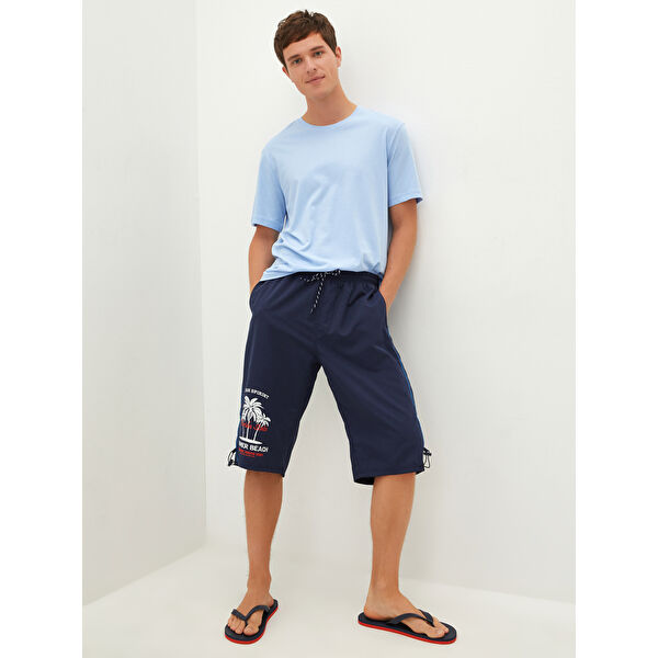 Diz Altı Boy Deniz Şortu