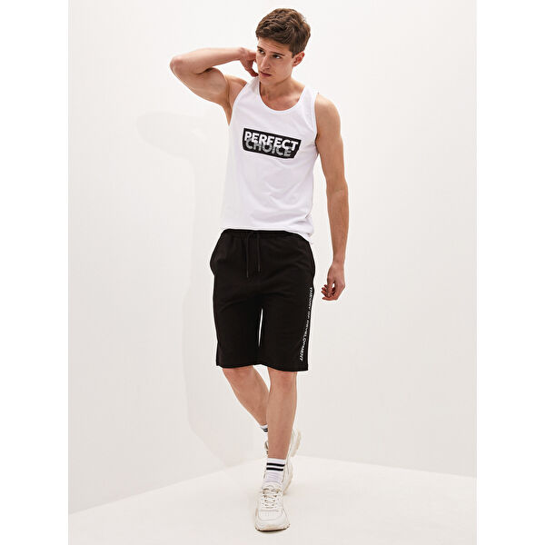 Dar Kalıp Penye Erkek Spor Şort