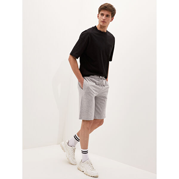 LCW CASUAL Dar Kalıp Penye Erkek Spor Şort