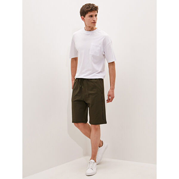 Dar Kalıp Penye Erkek Spor Şort